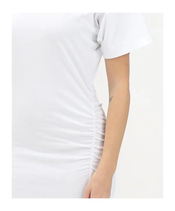 Pinko Shoulder-padded Side-split Maxi Dress