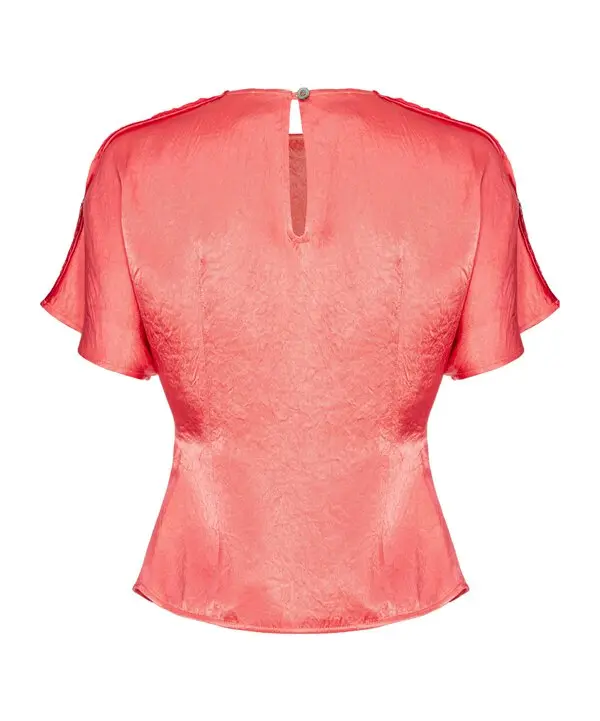 Pinko Panelled Short-sleeve Top