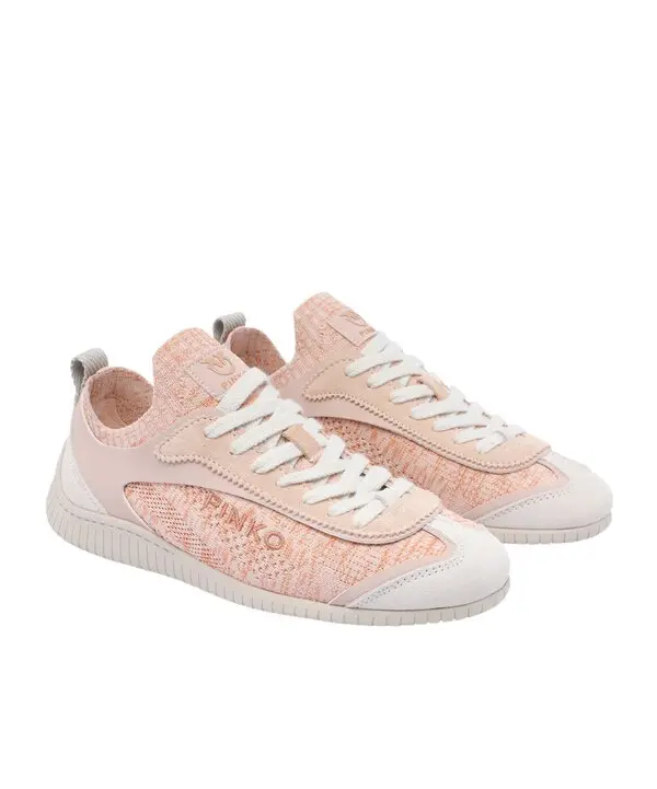 Pinko Logo Embroidered Lace-up Sneakers