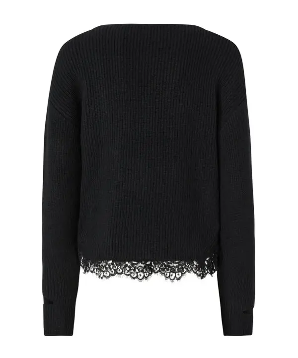 Pinko Lace-trim Sweater