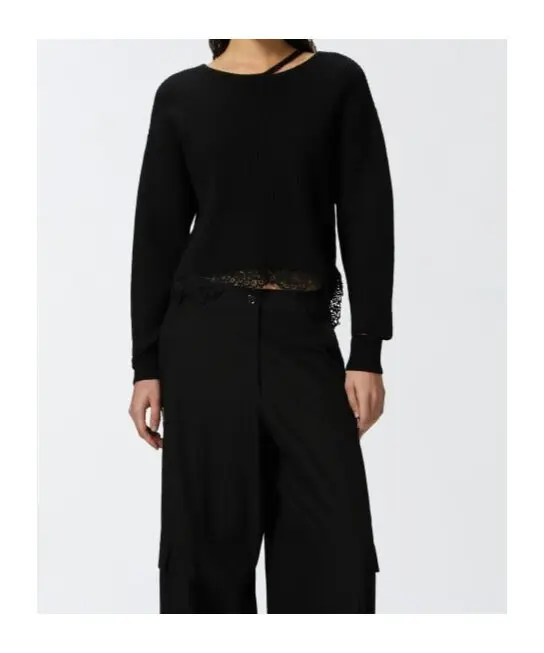 Pinko Lace-trim Sweater