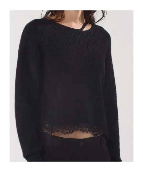 Pinko Lace-trim Sweater