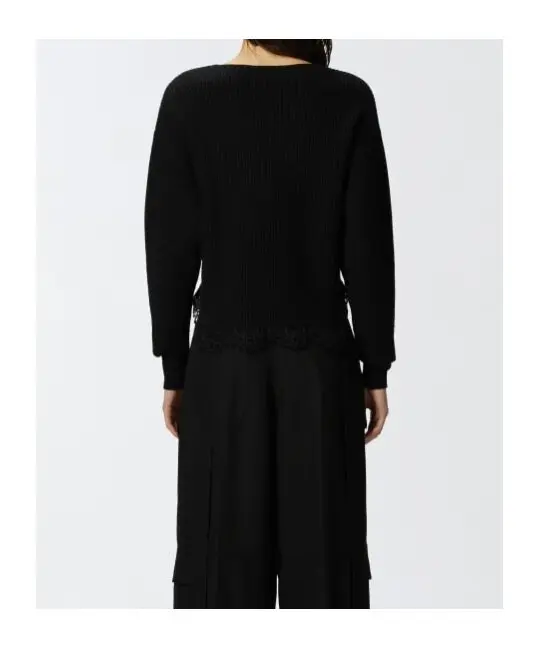 Pinko Lace-trim Sweater