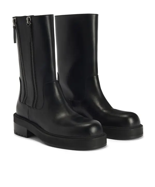 GIUSEPPE ZANOTTI Foustine Double-zip Combat Boots