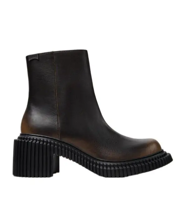 Camper 70mm Pix London Zip-up Boots - Black