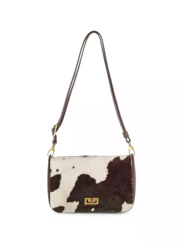 VISONA` Cow-print Leather Shoulder Bag