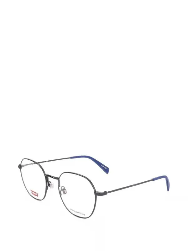 LEVI'S Logo-detail Octagon Frame Eyeglasses