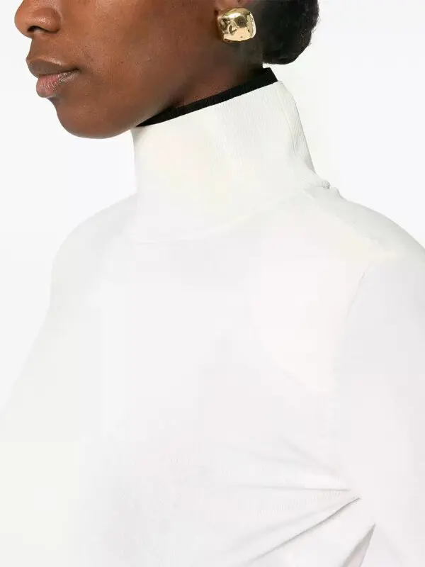 TOTEME Ribbed Knit Turtleneck Sweater