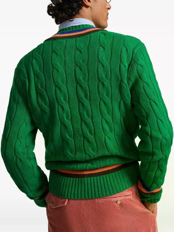 Polo Ralph Lauren Cable-knit Wool-cotton Cricket Jumper