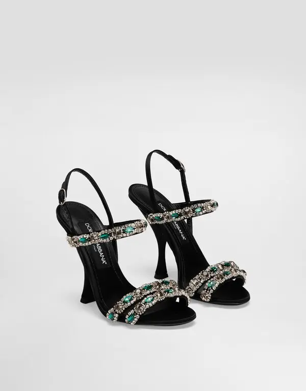 Dolce & Gabbana Crystal-embellished Sandals