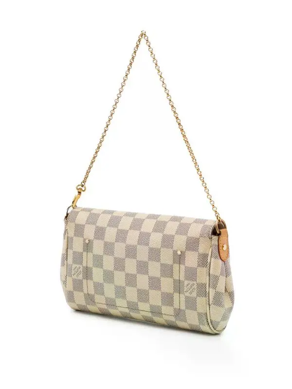 LOUIS VUITTON 2015 Damier Azur Favorite Pm Satchel