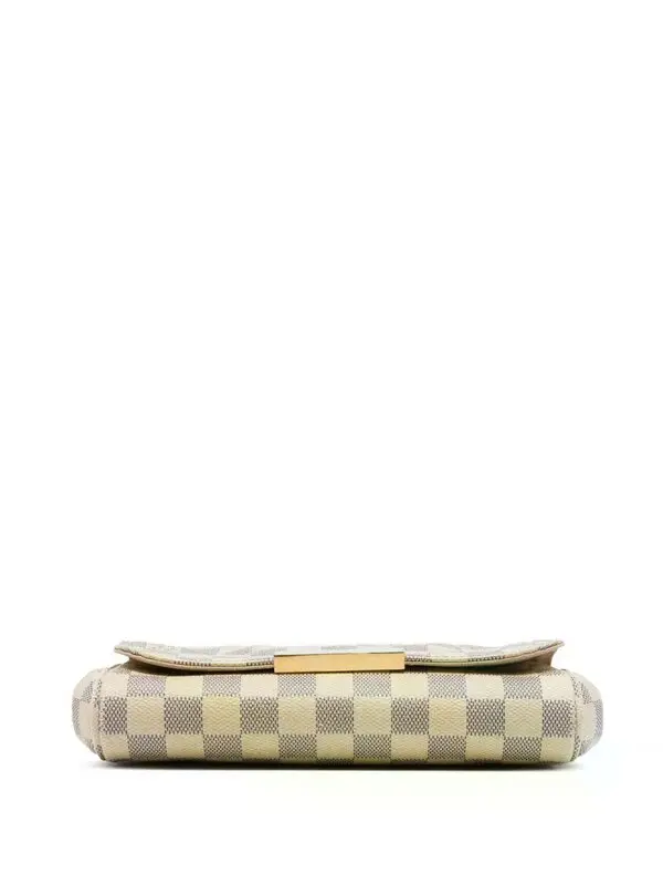 LOUIS VUITTON 2015 Damier Azur Favorite Pm Satchel