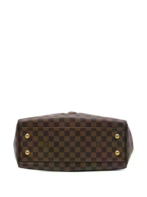 LOUIS VUITTON Damier Ebene Trevi Pm Satchel - Brown