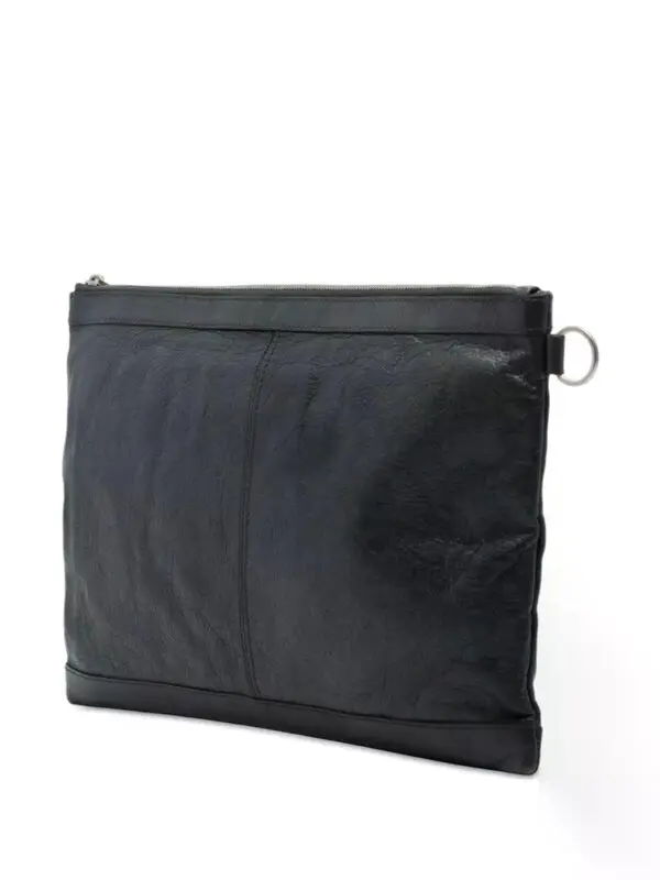Balenciaga Lambskin Motocross Clutch Bag