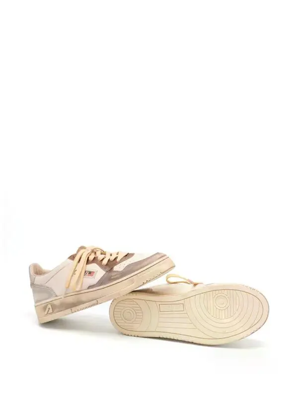 AUTRY Super Vintage Lace-up Sneakers - Neutrals