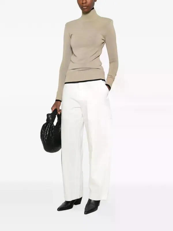 TOTEME Ribbed-knit Turtleneck Sweater