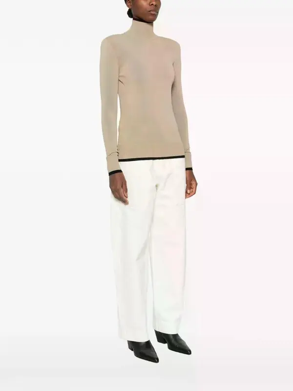 TOTEME Ribbed-knit Turtleneck Sweater