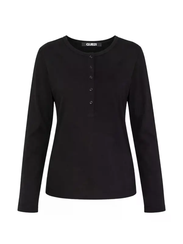 CLUB21 COLLECTION Fern Long-sleeve Sweater - Black