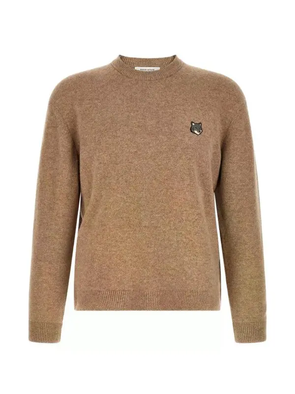 Maison Kitsuné Fox-head Wool Sweater