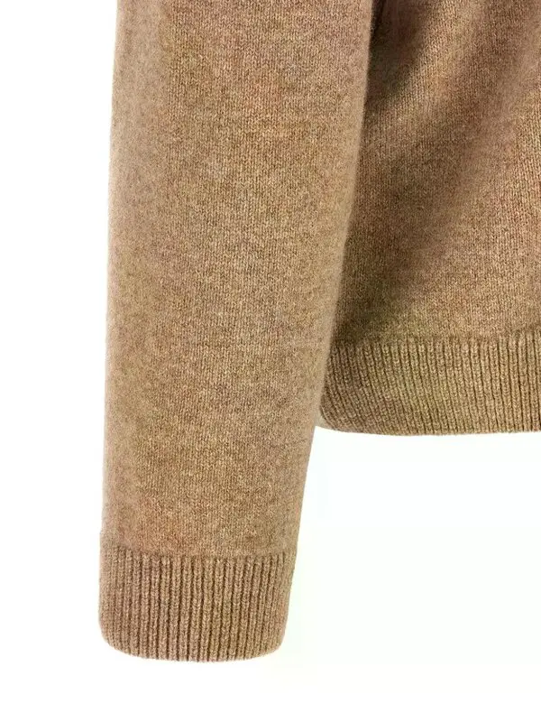 Maison Kitsuné Fox-head Wool Sweater