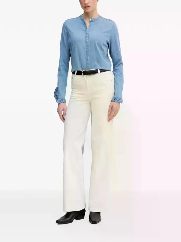 MOS MOSH Mattie Ruffled-cuff Shirt