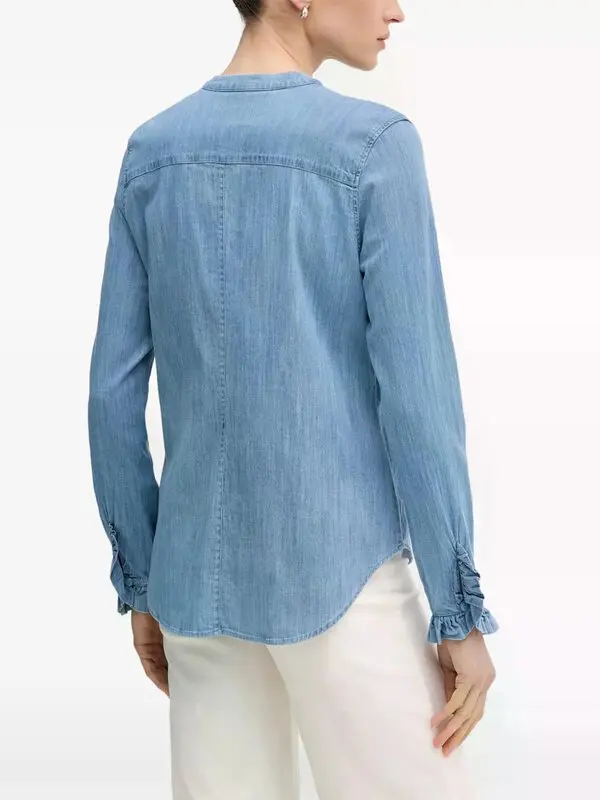 MOS MOSH Mattie Ruffled-cuff Shirt