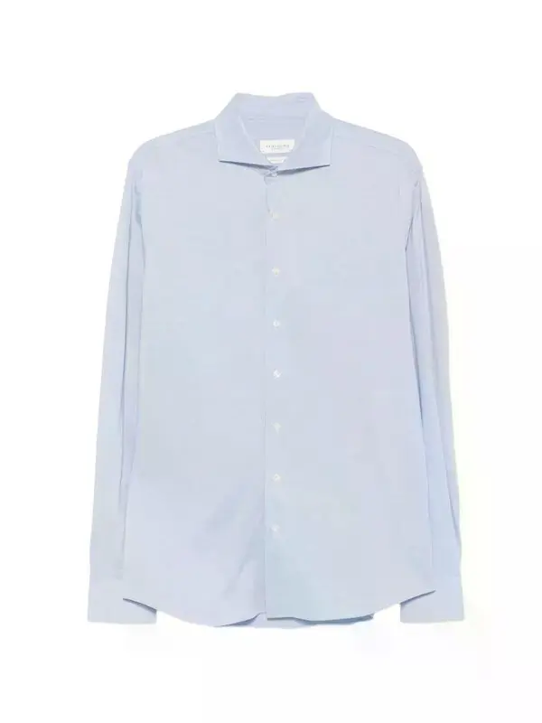 PROFUOMO Spread-collar Long-sleeve Shirt