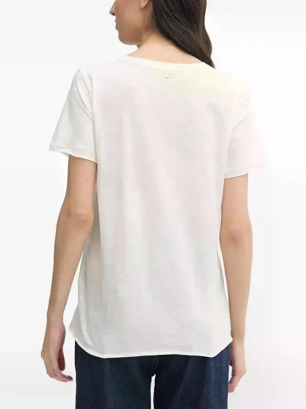 MOS MOSH Romi Embellished Graphic-print T-shirt