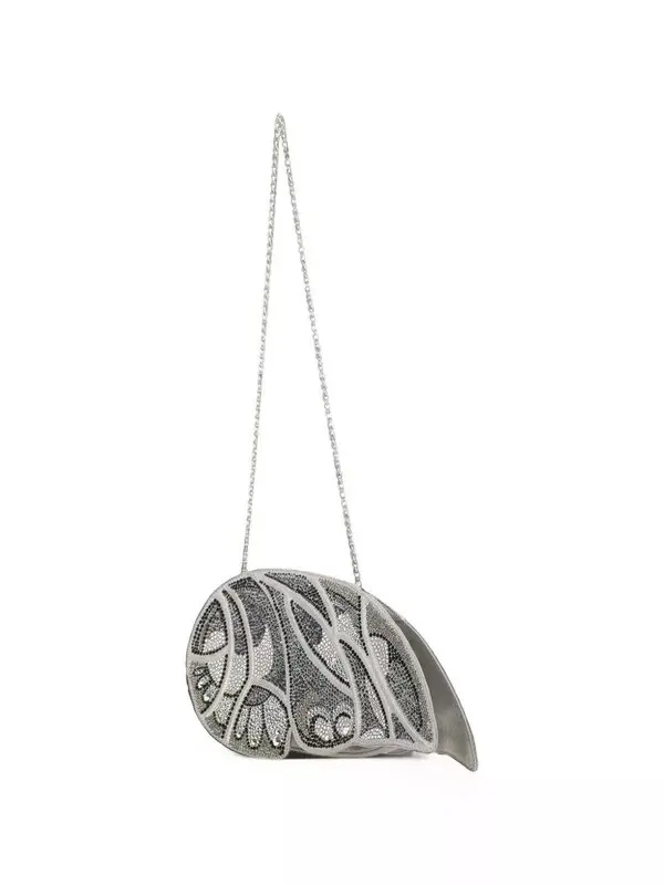 Rodo Crystal-embellished Suede Shoulder Bag