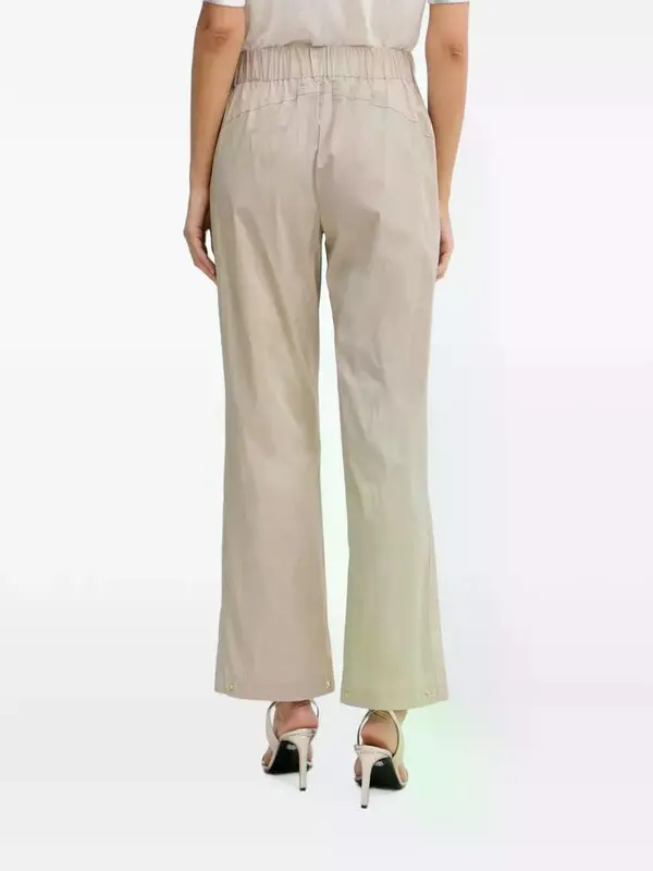 MOS MOSH Elasticated-waistband Tapered Trousers