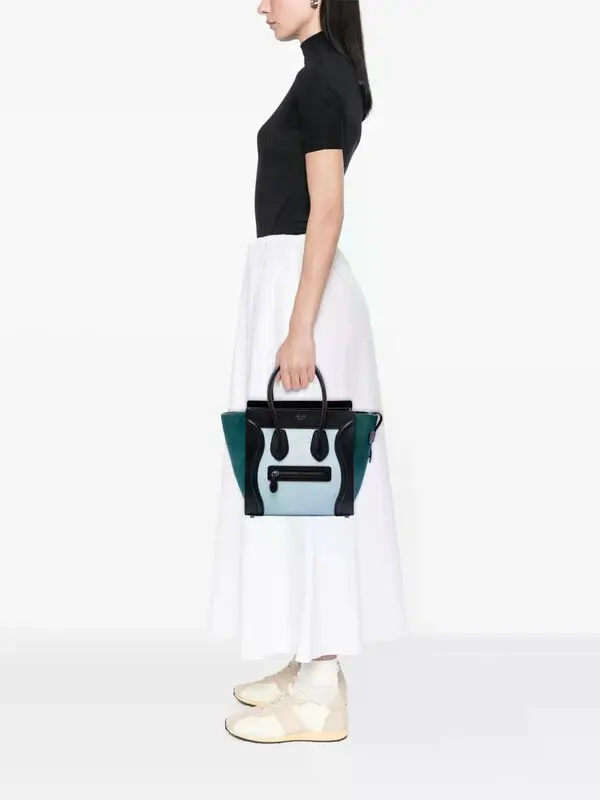 Celine Micro Luggage Tote Bag - Blue