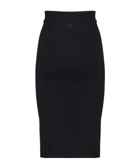 Pinko Logo Stitched Midi Skirt