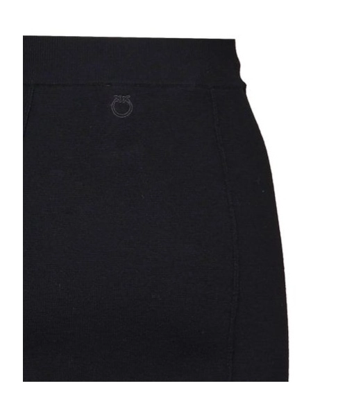 Pinko Logo Stitched Midi Skirt