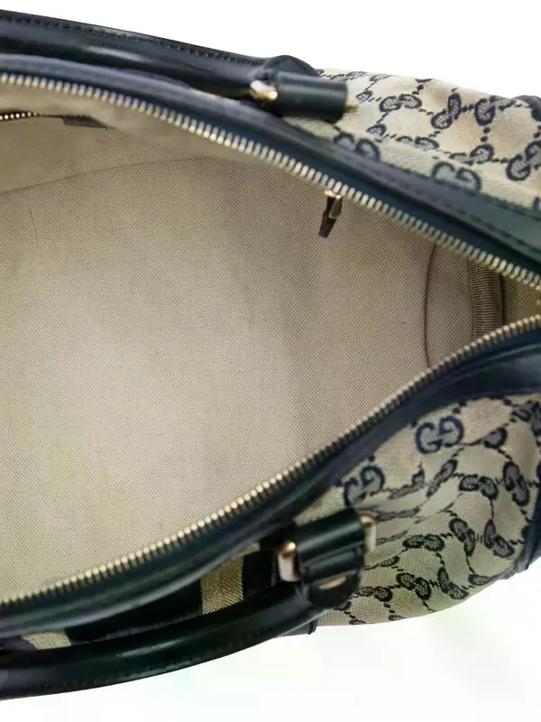 Gucci 2016-2026 Medium Gg Canvas Web Joy Boston Bag Satchel