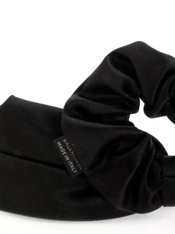 Balenciaga Bow-detail Ruched Hair Tie