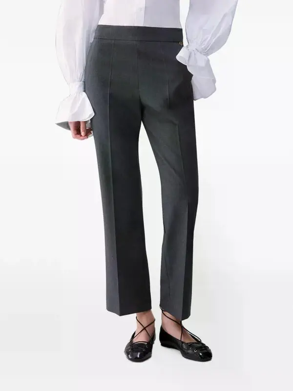 Liu Jo Flannel Flare Pants - Grey