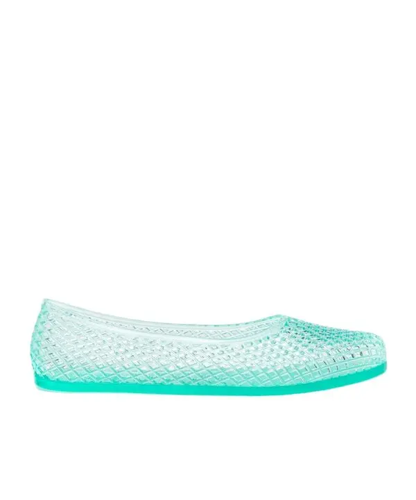 ANCIENT GREEK SANDALS Iro Jelly Ballerinas - Aqua