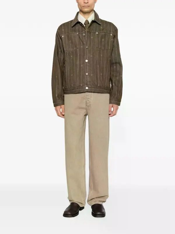 Drole De Monsieur Logo-patch Straight Leg Jeans