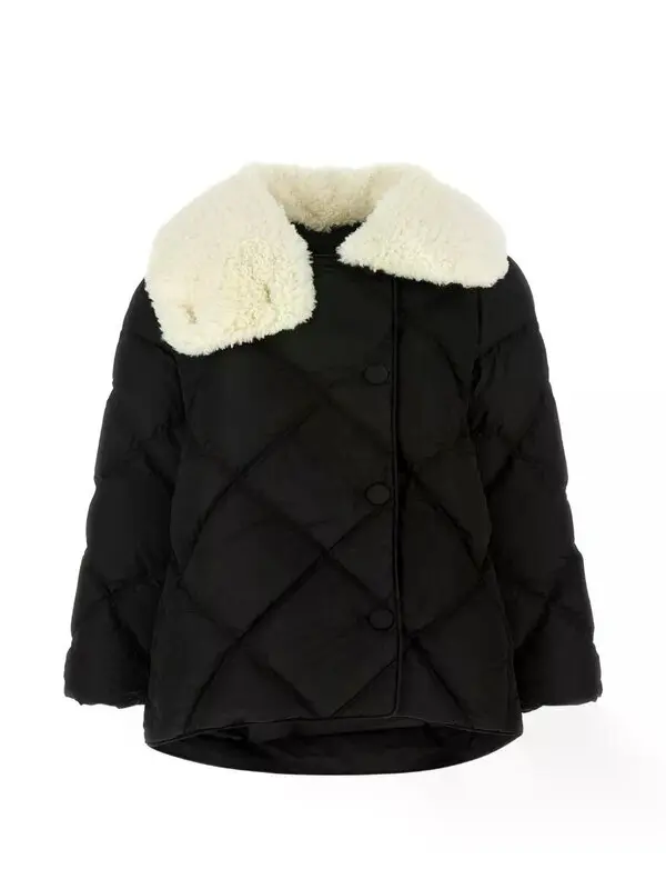 IENKI IENKI Shearling Queen Quilted Jacket - Black