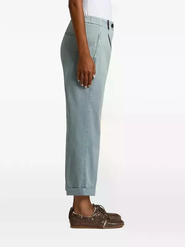 Peserico Pleated Turn-up Trousers