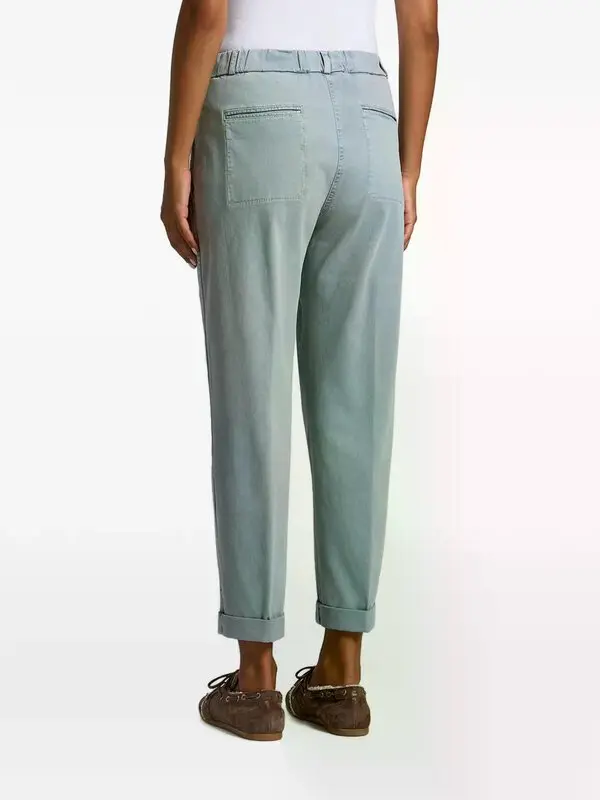Peserico Pleated Turn-up Trousers