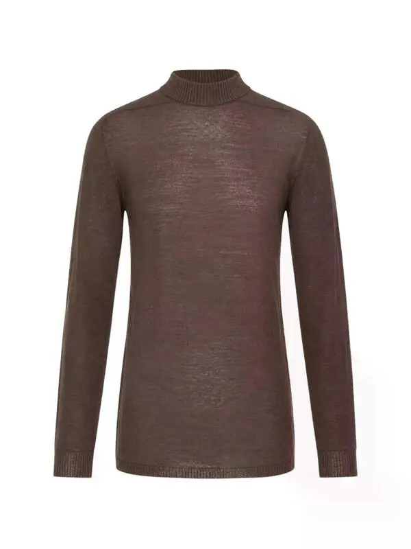 Rick Owens Ribbed High-neck Sweater