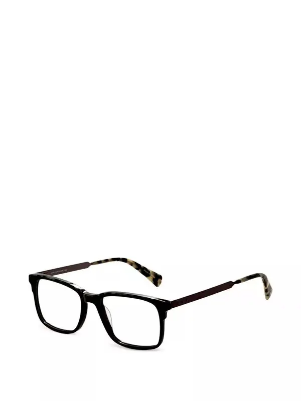 John Varvatos Square Frame Eyeglasses - Black