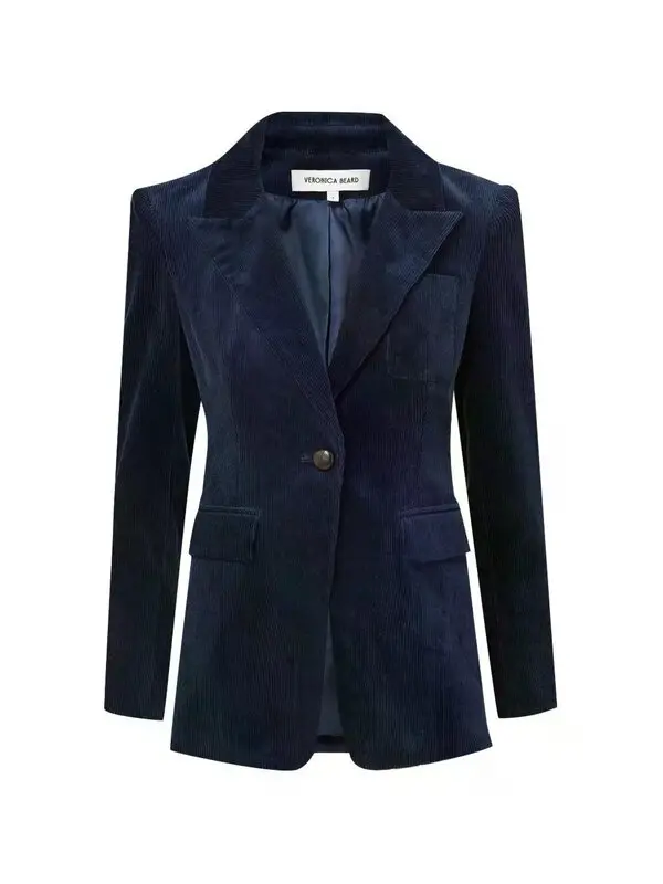 Veronica Beard Corduroy Dickey Jacket - Blue