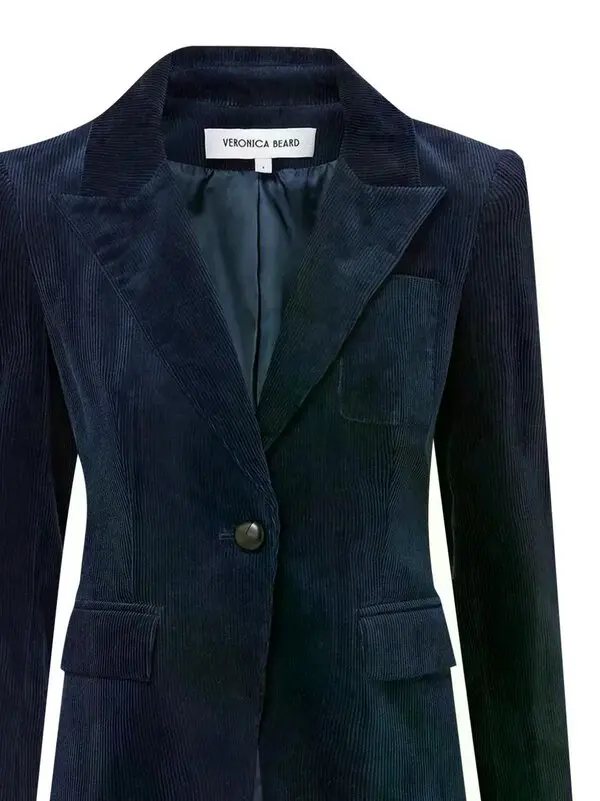 Veronica Beard Corduroy Dickey Jacket - Blue
