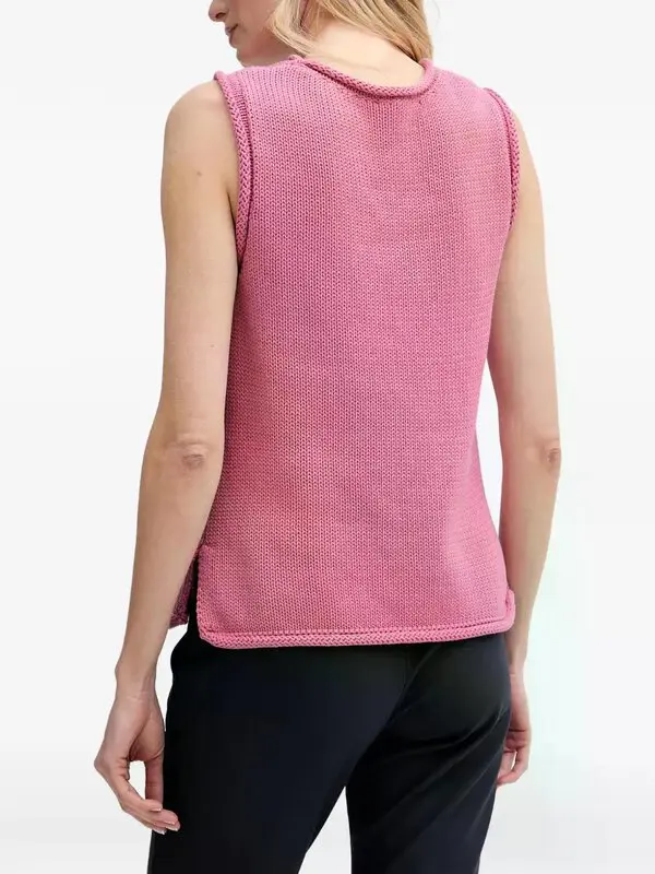 MOS MOSH Mmaubin Sl Sleeveless Side-slit Top