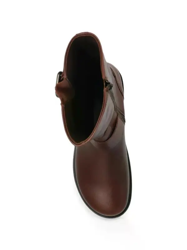 BIRKENSTOCK Highwood Mid Buckle-details Leather Boots