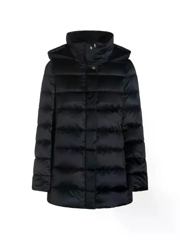 MOORER Quilted Hooded Coat