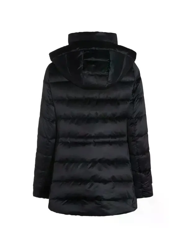 MOORER Quilted Hooded Coat