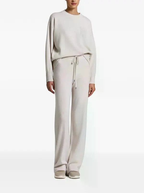 Peserico Fine-knit Drop-shoulder Sweater - Neutrals